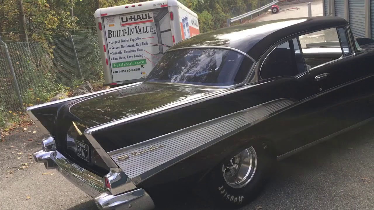 57 Chevy, tubbed - YouTube