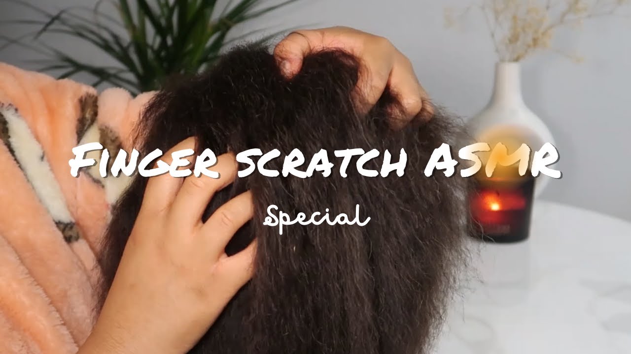 Scalp finger scratching ASMR - YouTube