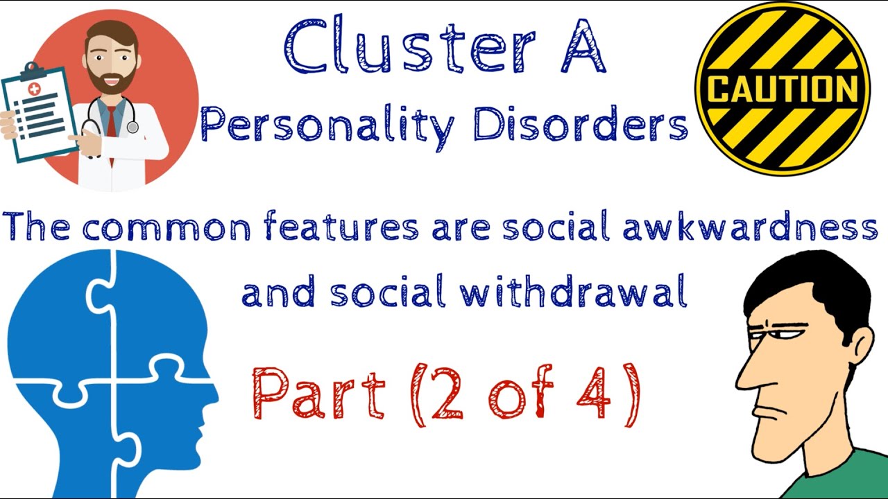 Personality Disorders Cluster A: What You Need to Know - YouTube