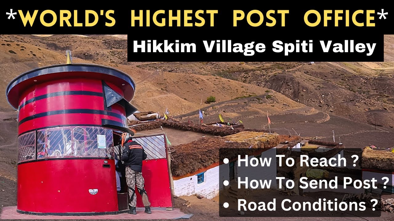 Hikkim Village Post Office | World Highest Post Office Hikkim | Komic ...