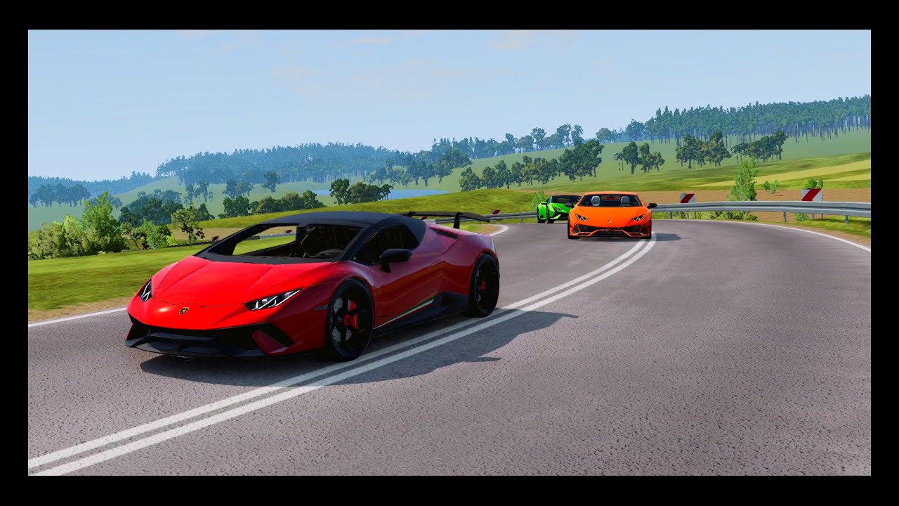 Beam Ng Drive Realistic Car Driving And Crashes Bonus Lamborghini