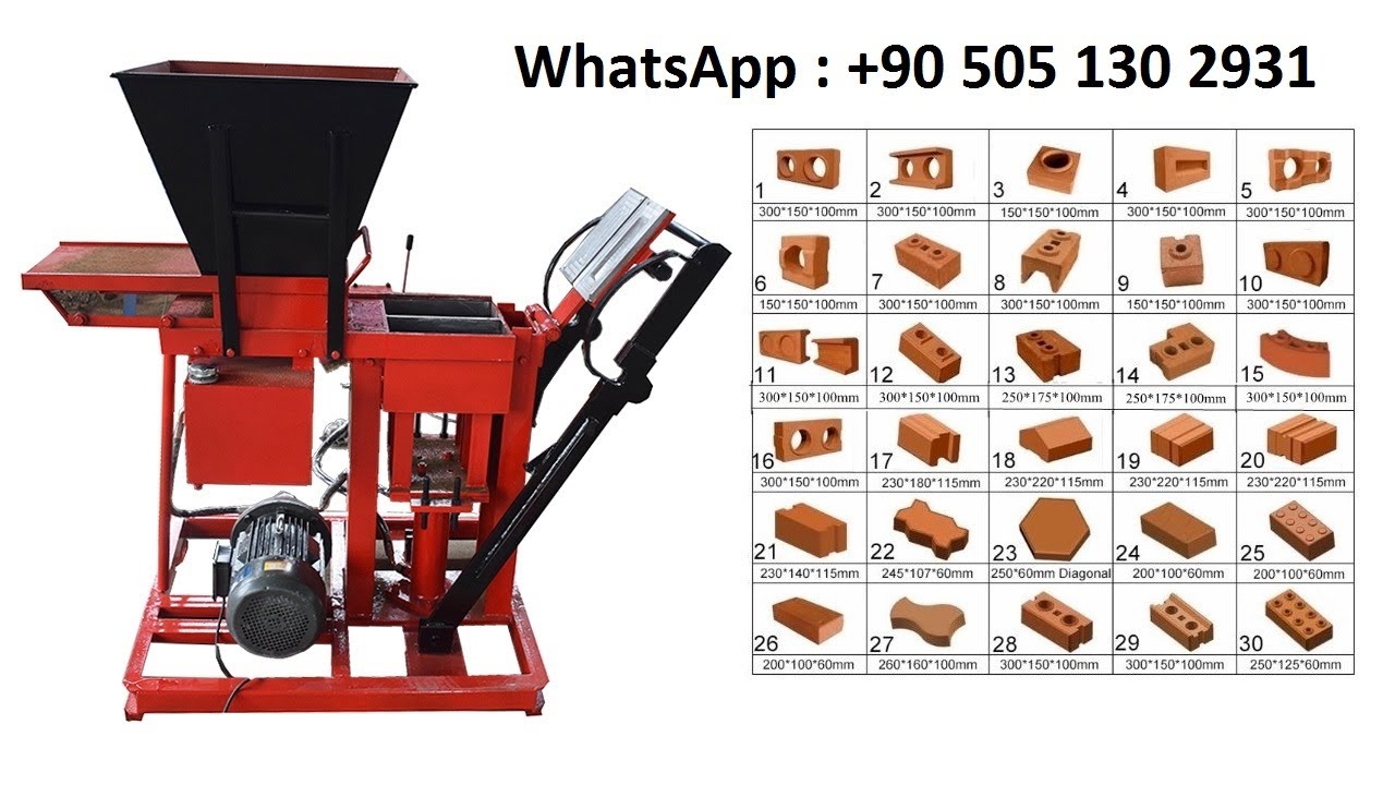 machine à brique de terre Machine de brique en terre compressée machine ...