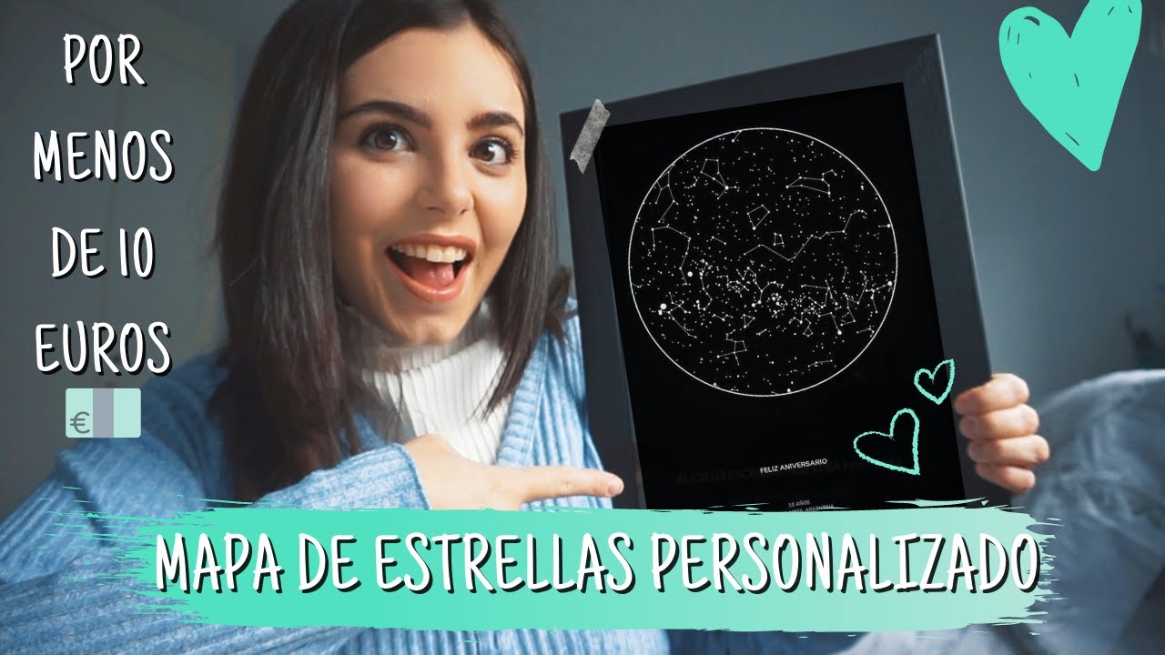 TU MAPA DE ESTRELLAS PERSONALIZADO ⭐ BARATO (tutorial fácil) - YouTube
