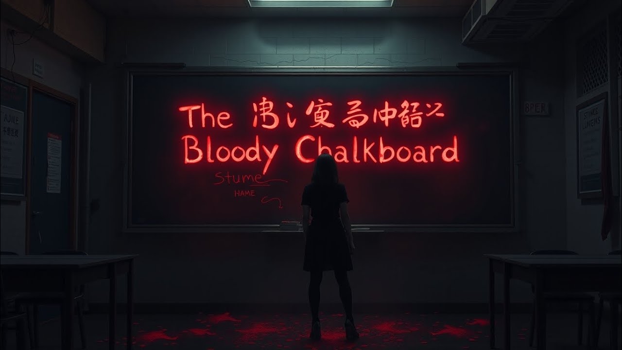 The Bloody Chalkboard: A Terrifying Japanese School Horror Story (Full ...