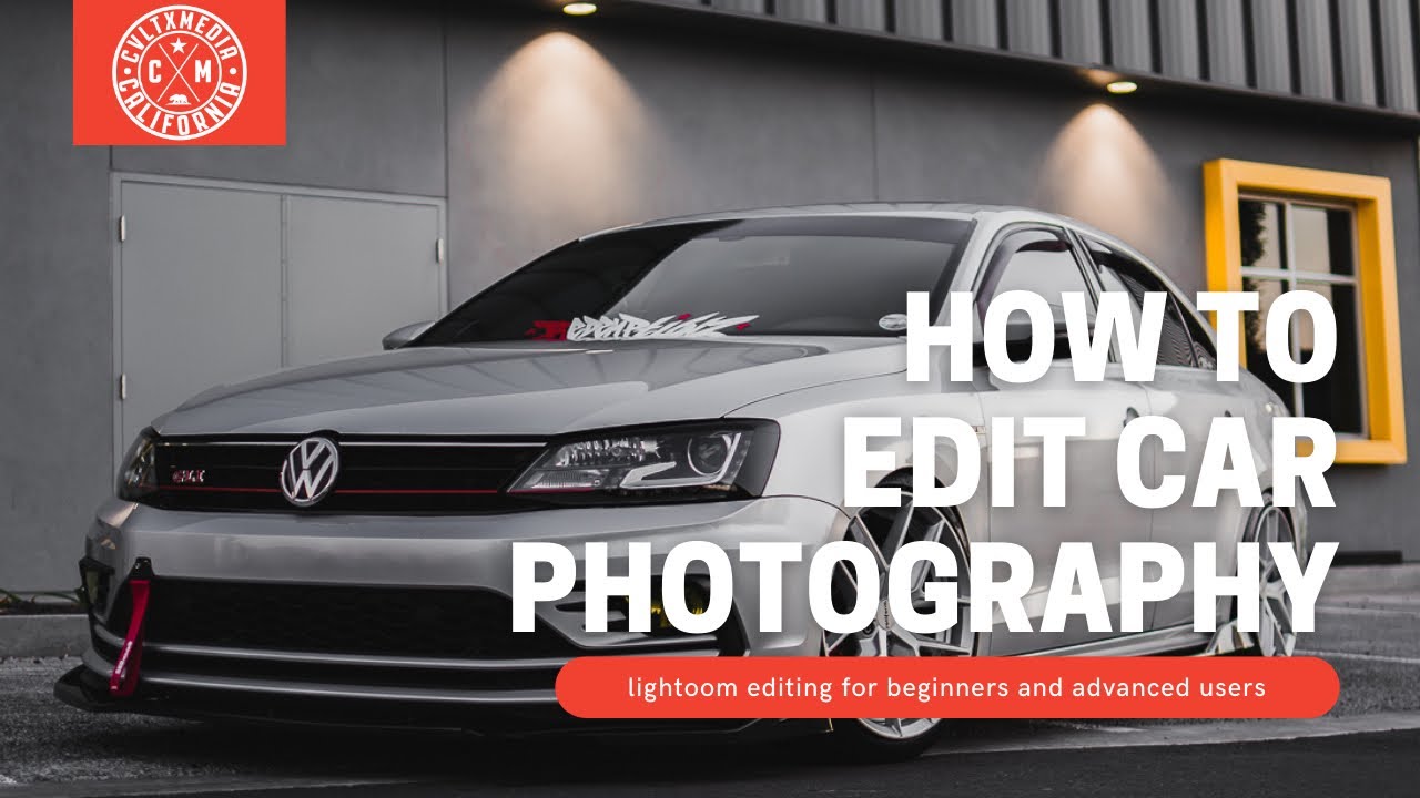How to edit CAR PHOTOGRAPHY in Lightroom. (Beginners and Advanced ...