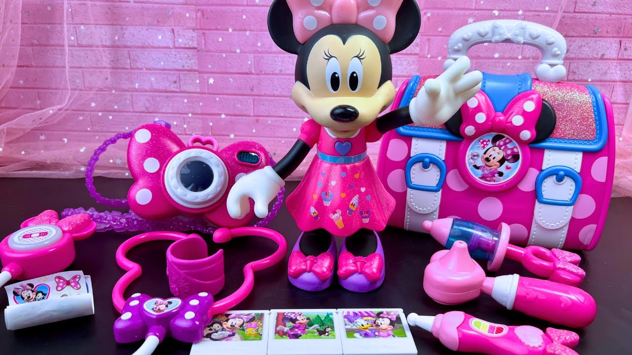 5 Minutes Satisfying with Unboxing Cute Pink Minnie Mouse DOCTOR Toys ...