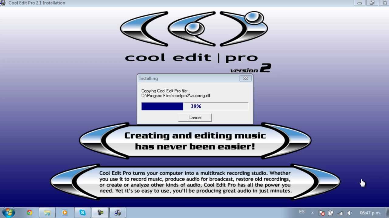 Descargar Cool Edit pro 2.1 - YouTube