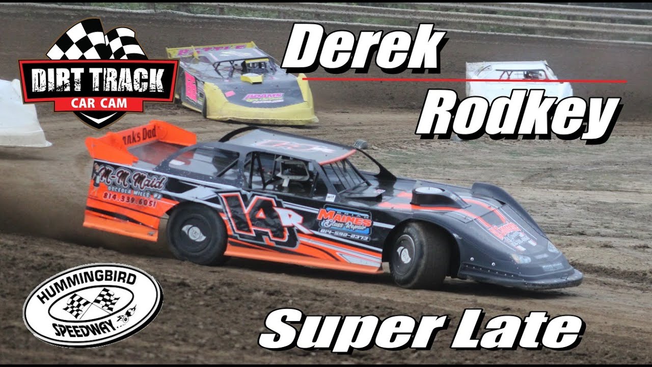 Derek Rodkey driving #14R Super Late in the feature at Hummingbird ...