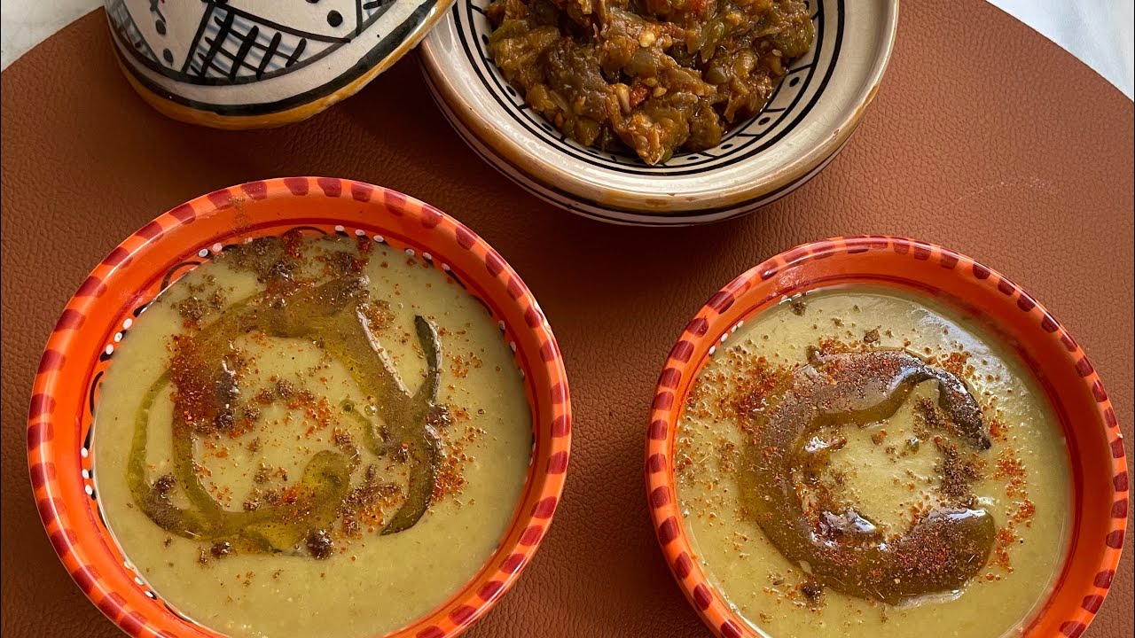 🍜Soupe de petit pois sec et fèves sec🍜 avec une ratatouille 🍆 🫑 🧄 🍅 ...