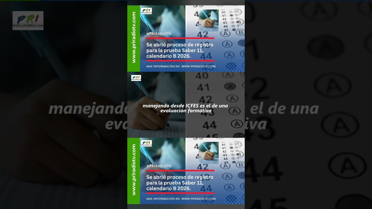 Se abrió proceso de registro para la prueba Saber 11, calendario B 2026 ...