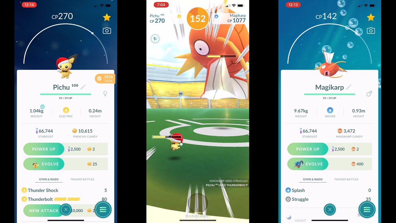T1 Magikarp Raid 1v1 Pichu - YouTube