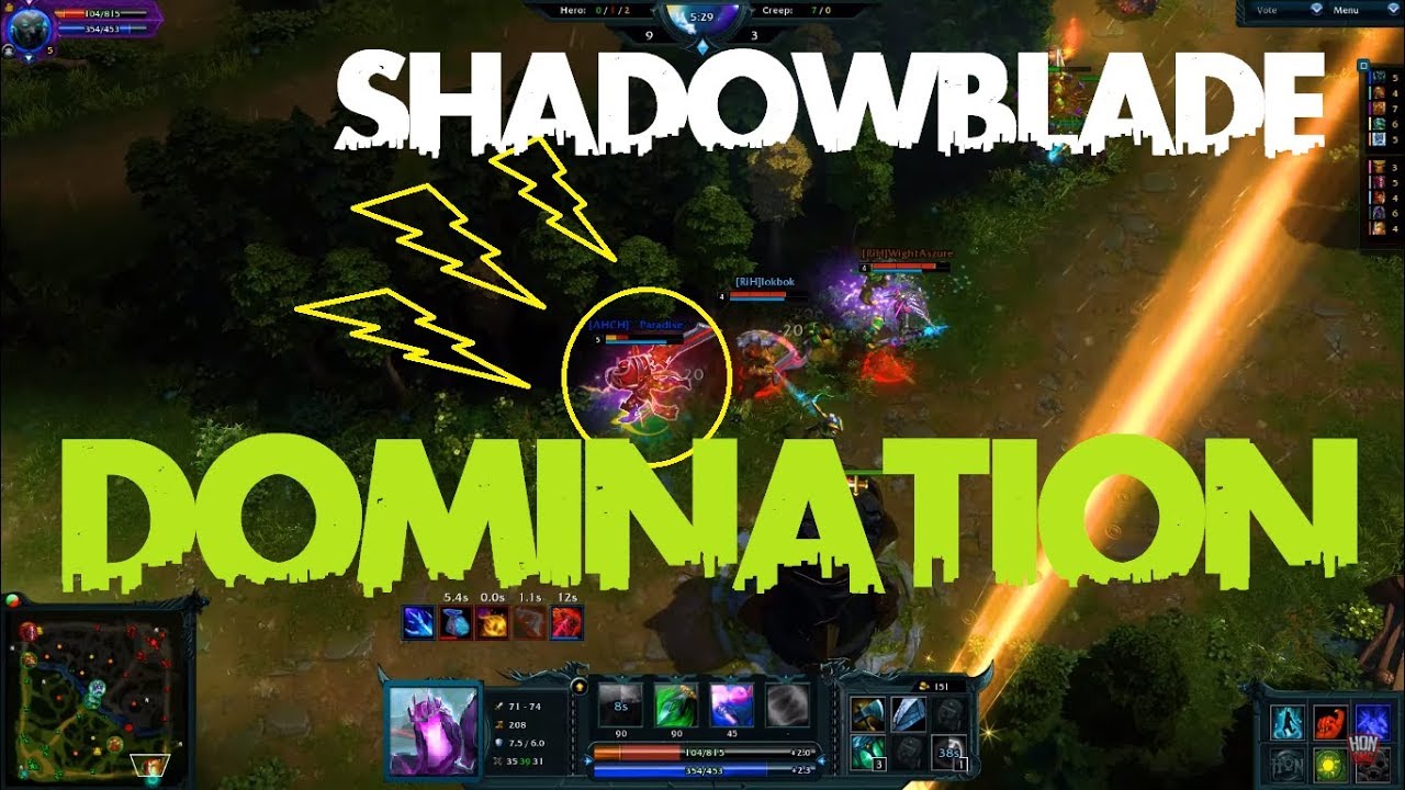 HoN OMG | The Best Shadowblade Player - ``Paradise`` (Diamond 2 - Rank ...