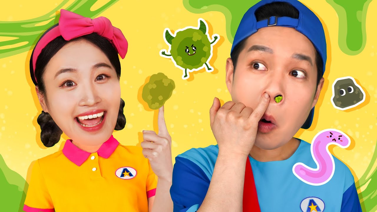Booger Song! 👃 Gummy Worm Booger?! Monster Booger?! | Attu and Acha ...