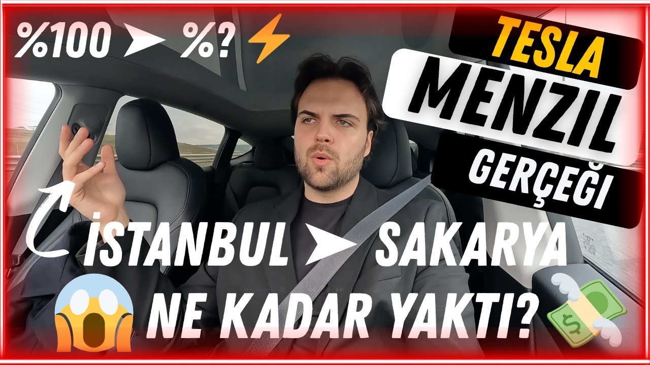 Tesla Model Y SR ile İstanbul-Sakarya Uzun Yol Testi! ⚡️ Ne Kadar Yaktı ...