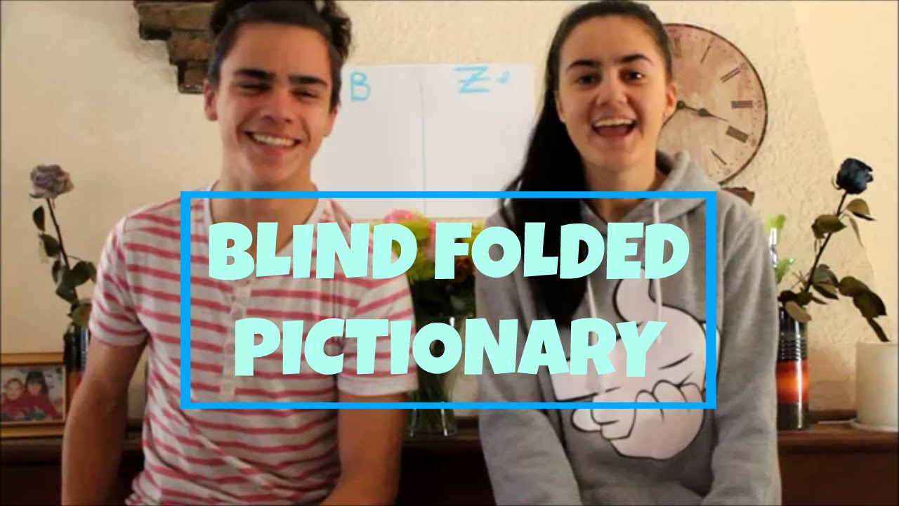 Blind Folded Pictionary - YouTube