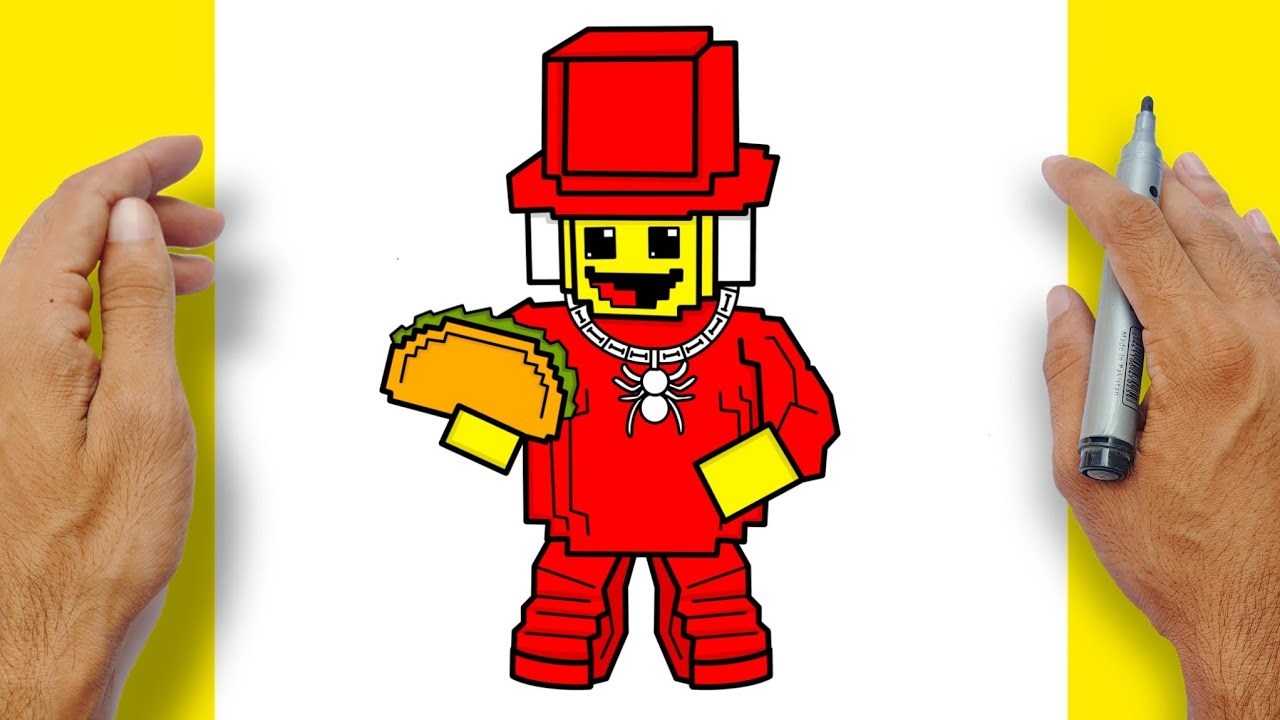 How to Draw SAMMYNI FATTINI (SAMMY) Easy Step-by-step | Roblox | Steal ...