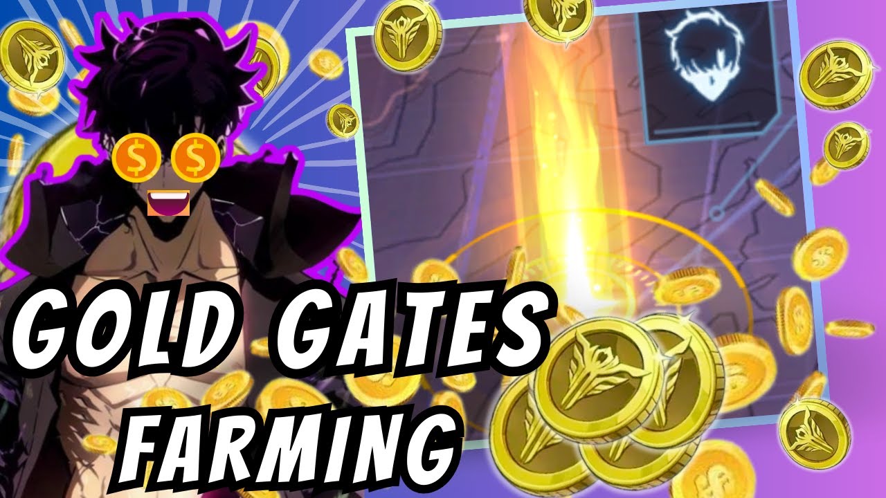 GOLD GATES FARMING | HOW TO GET RICH WITH 15 GATE KEYS? 【Solo Leveling ...