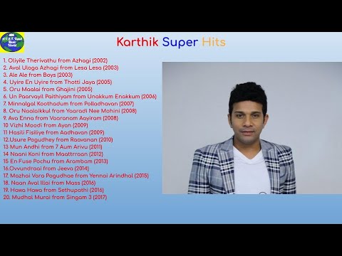 Karthik Singer Tamil Hit Songs | Tamil 2000's Hit Songs | A.V.K.T Tamil ...