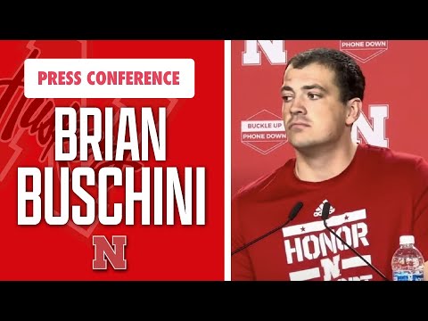 Nebraska Football P Brian Buschini speaks following 27-20 loss vs UCLA ...