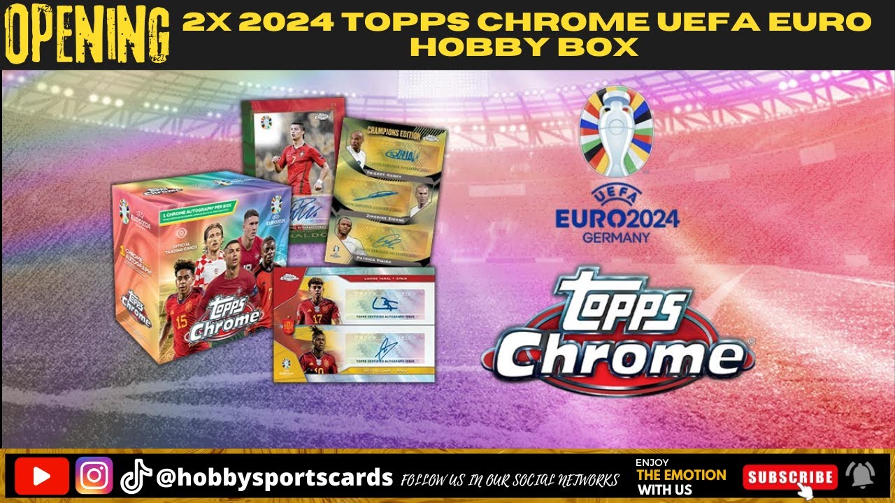 BIG HIT 1/1 in 2024 Topps Chrome UEFA Euro Hobby Box #toppschrome # ...