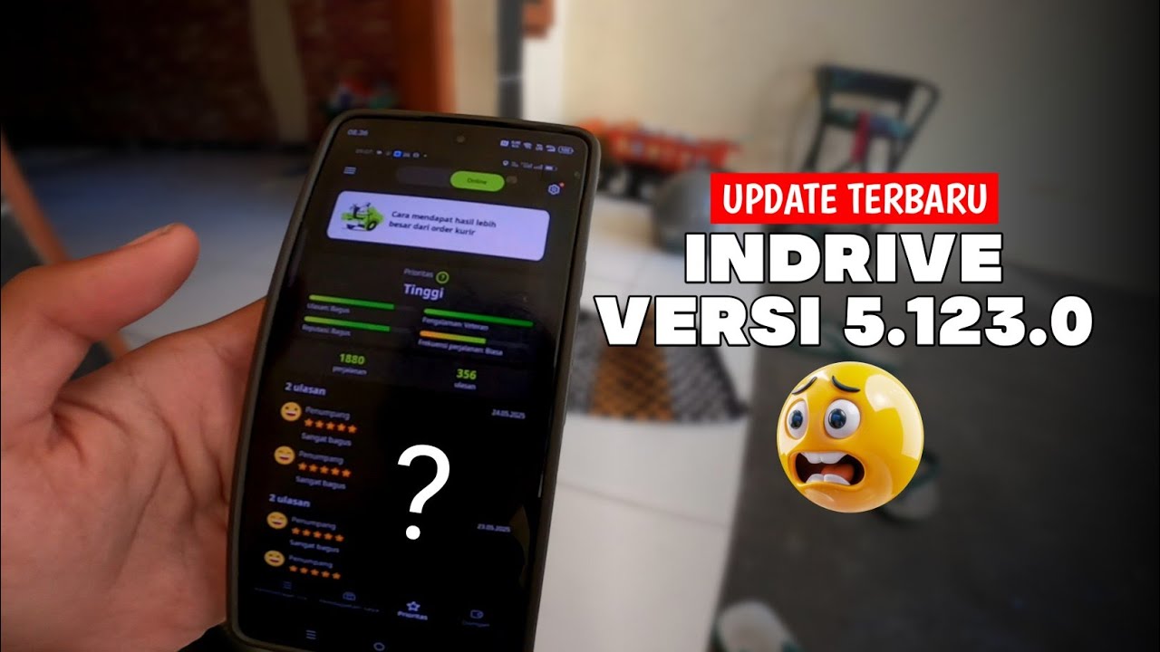 ADA PERUBAHAN TAMPILAN YANG TIDAK MERATA DI INDRIVE VERSI 5.123.0 - YouTube