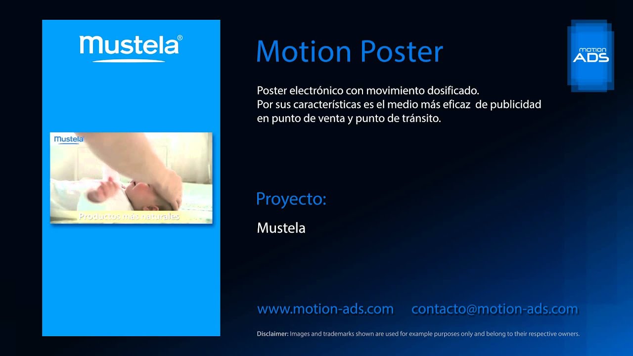 Mustela Motion Poster by Motion ADS - YouTube