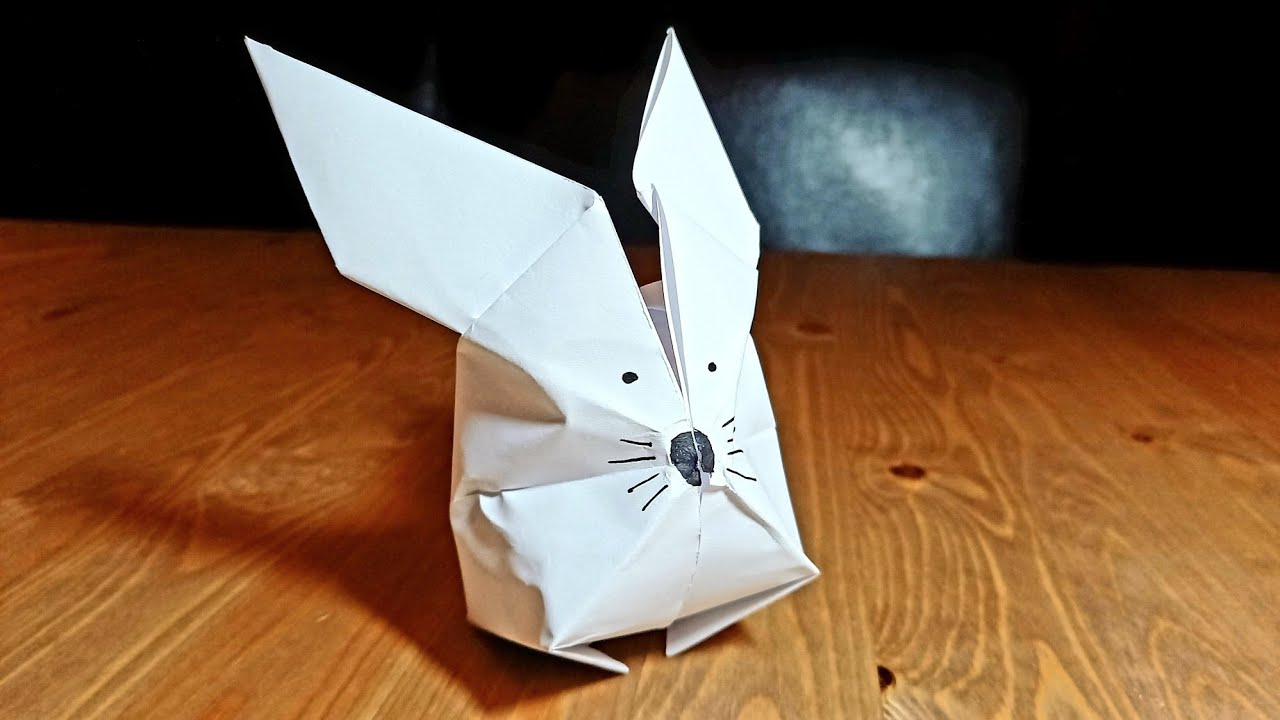 Felfújható nyúl hajtogatása (Origami) - YouTube