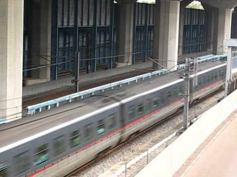 The MTR Tung Chung Line Adtranz-CAF Train at Lin Cheung Road - YouTube
