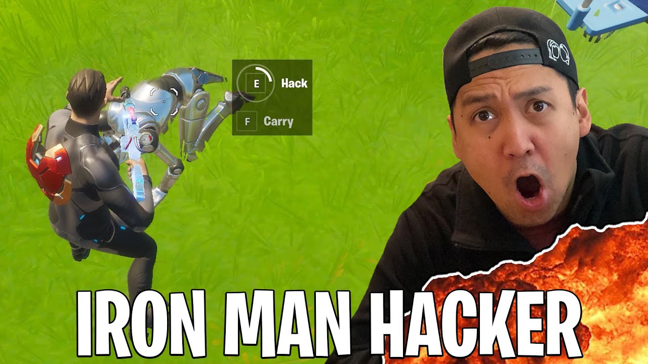 Iron Man hacker robotter og forvandler de til spillere i Fortnite ...