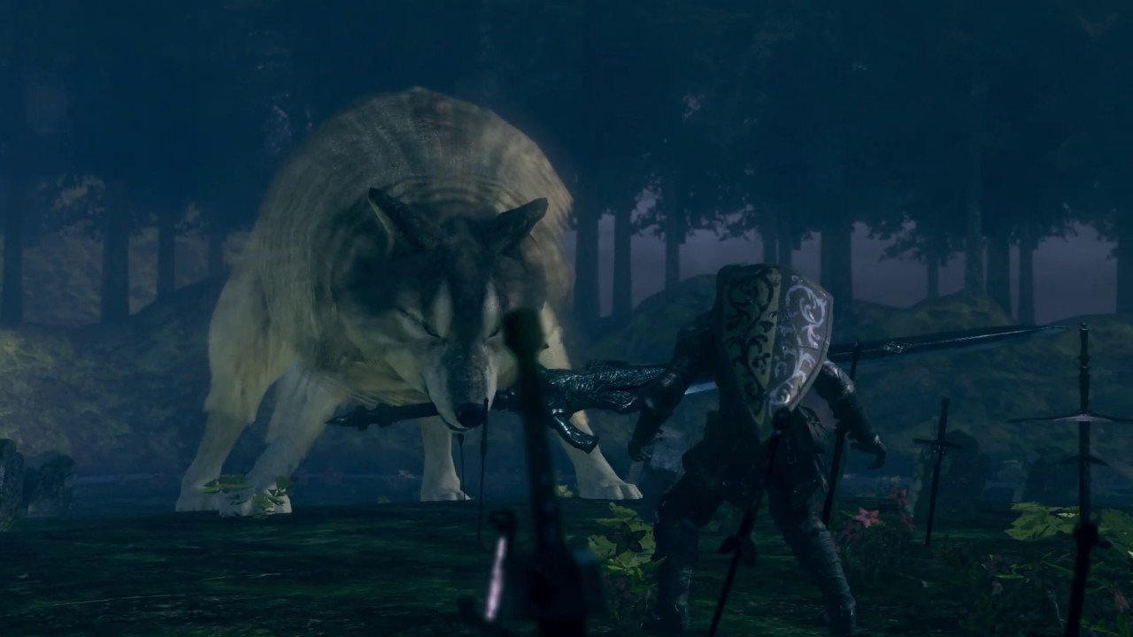 Dark Souls Remastered - Sif el Gran lobo gris - YouTube