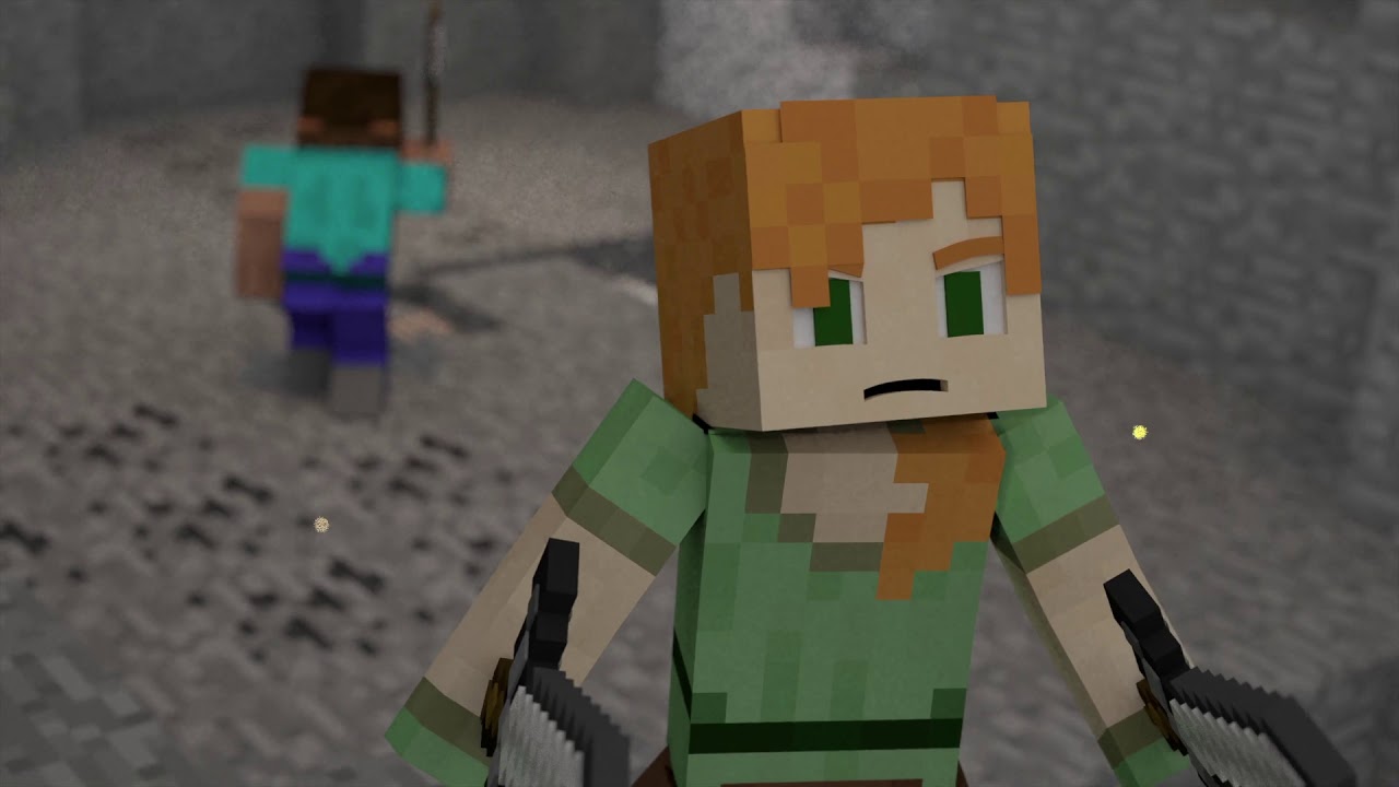 minecraft animation (mining adventure) - YouTube