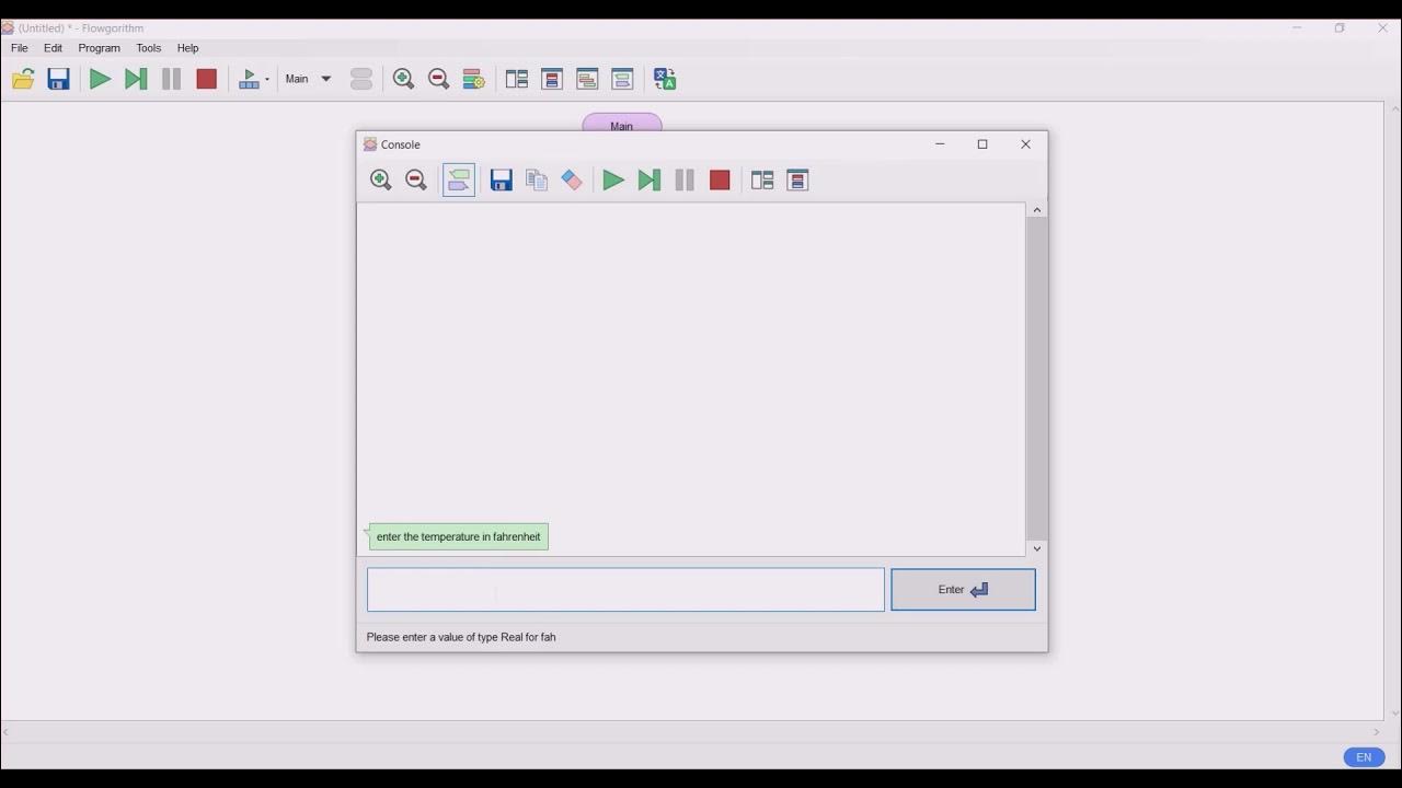 FAHRENHEIT TO CELSIUS AND VICE VERSA | FLOWGORITHM | TECH WITH TRIPLE J ...