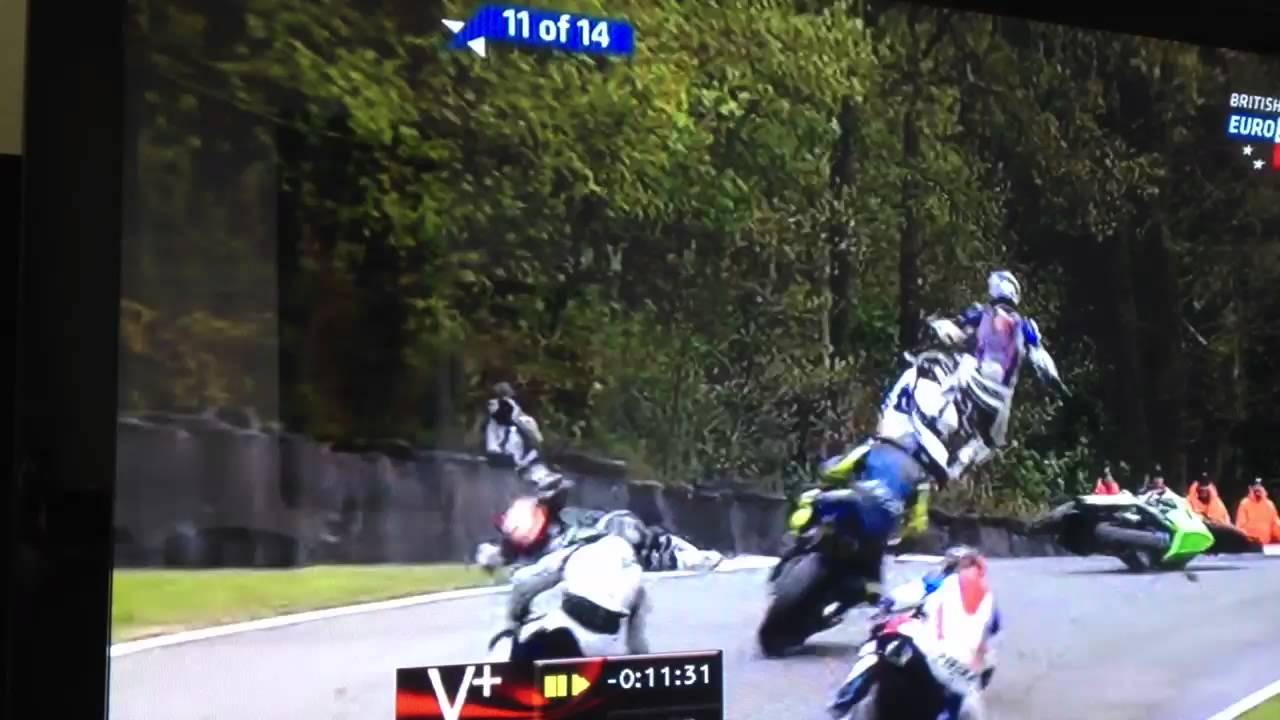 Oulton Park 2012 big crash superstock Josh Wainwright - YouTube