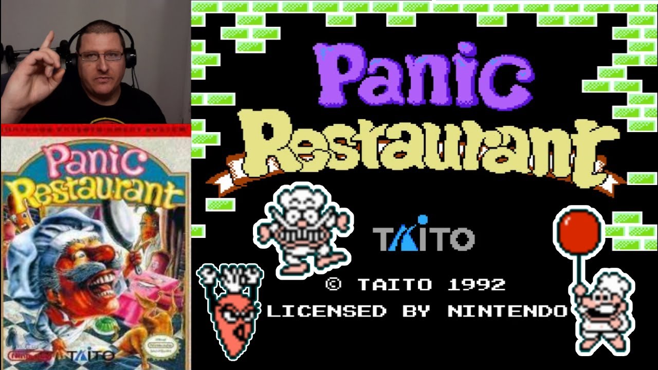 Panic Restaurant [NES] Walkthrough - YouTube