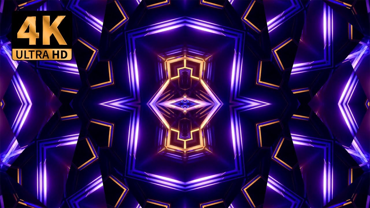 4K VJ Loop | Abstract Techno Video Background | No Copyright | 114 BPM ...