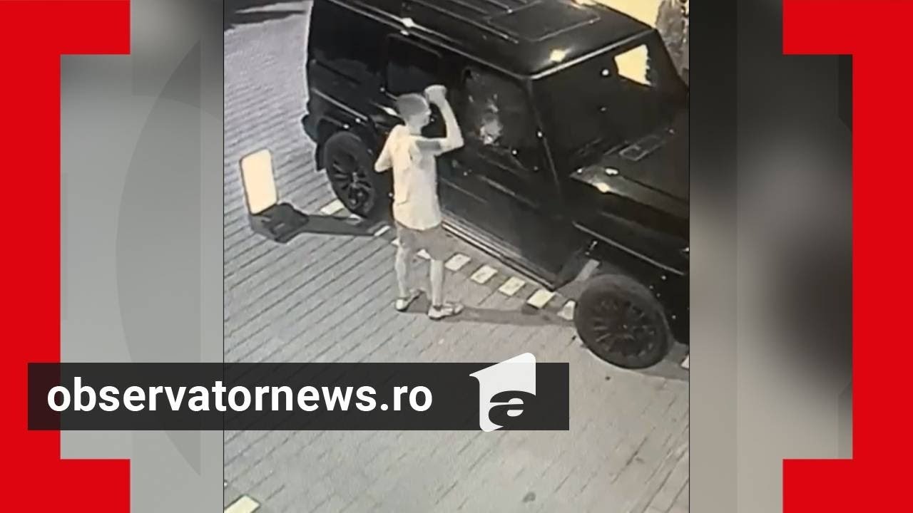 Tânăr, filmat cum distruge cu un bolovan 16 maşini de lux în "cartierul ...