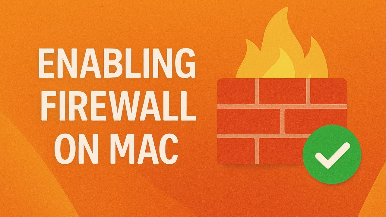 How to Enable Firewall on Mac Os - YouTube