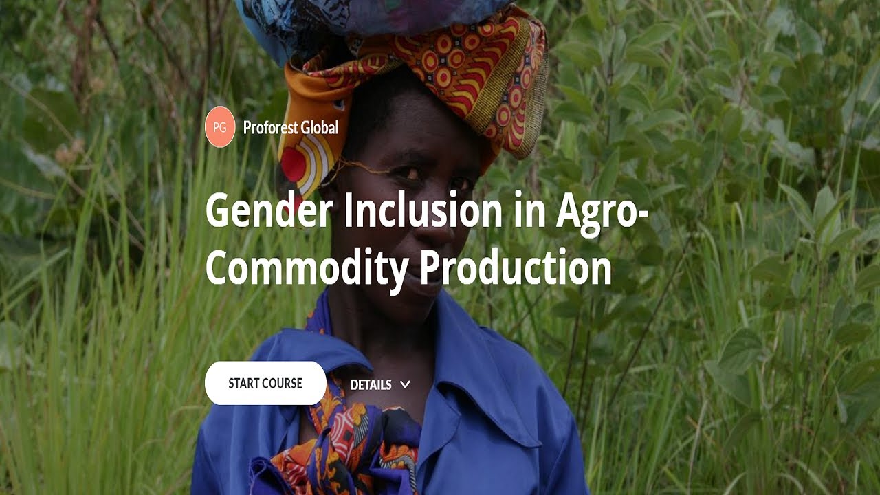 e-Learning: Gender Inclusion in Agro-Commodity Production - YouTube
