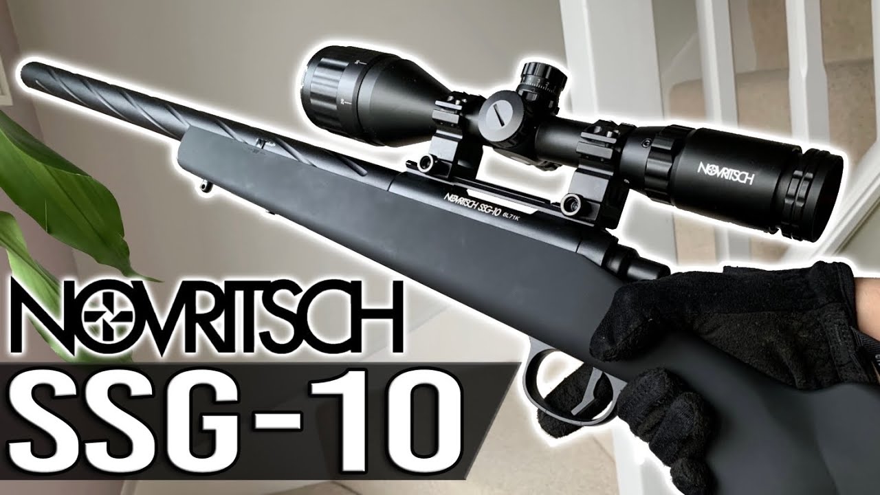 Novritsch SSG-10 | Best STARTER Airsoft Sniper?! | Airsoft Unboxing ...