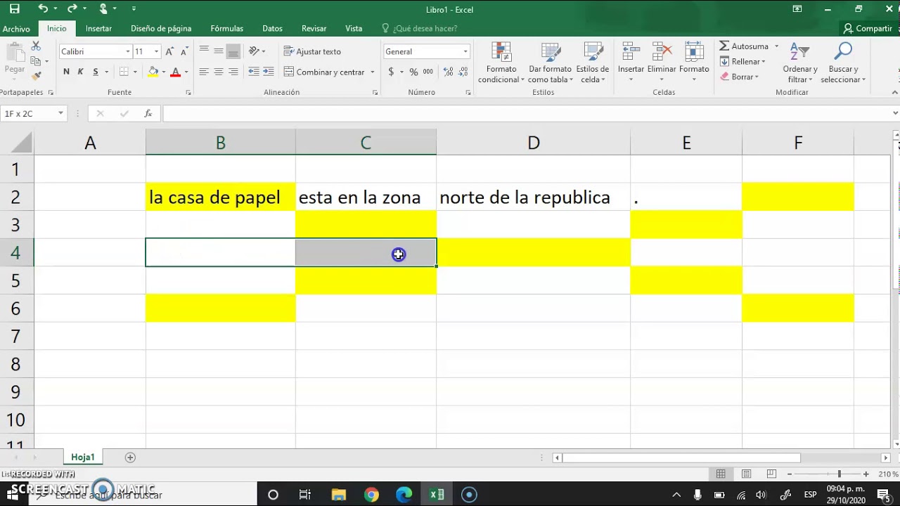 Formato a celdas de Excel - YouTube