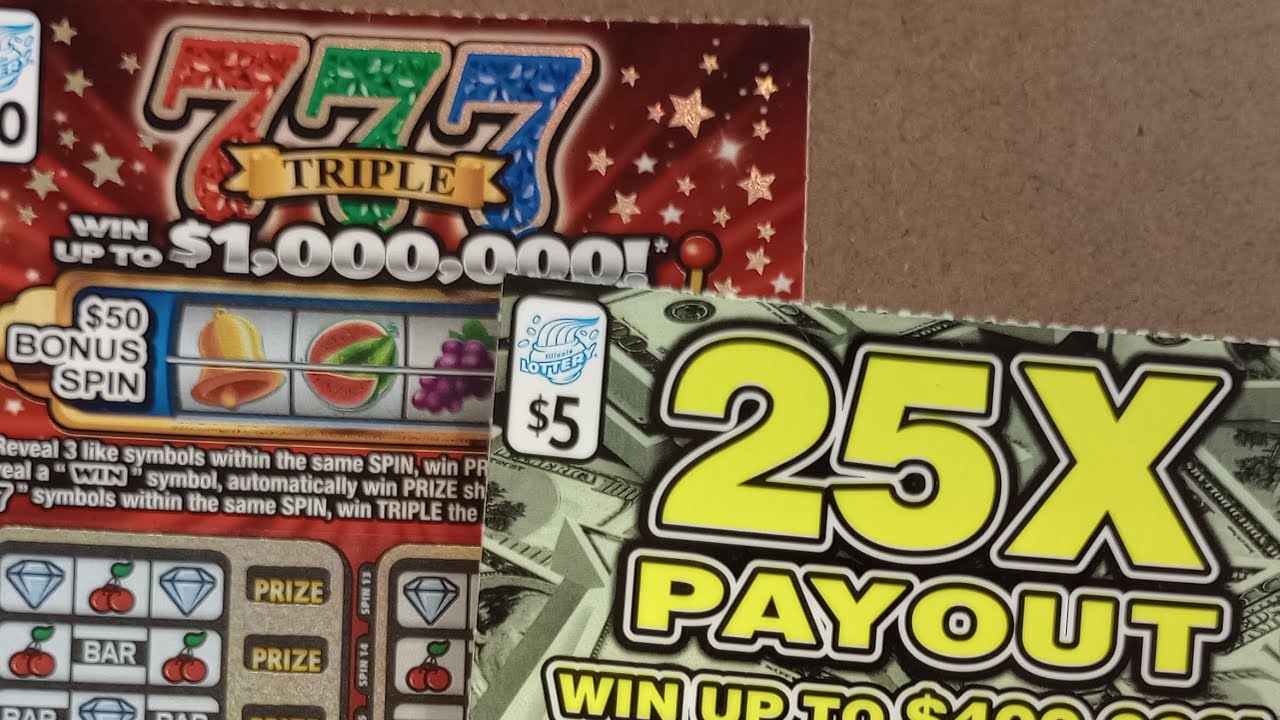 Win or a bust? Triple 777 & 25x Payout... Illinois lottery - YouTube