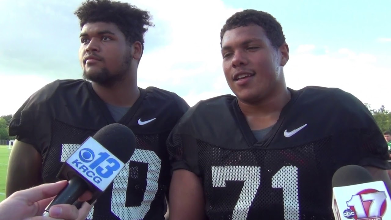 Offensive Lineman Kevin Pendleton 8/29/17 - YouTube