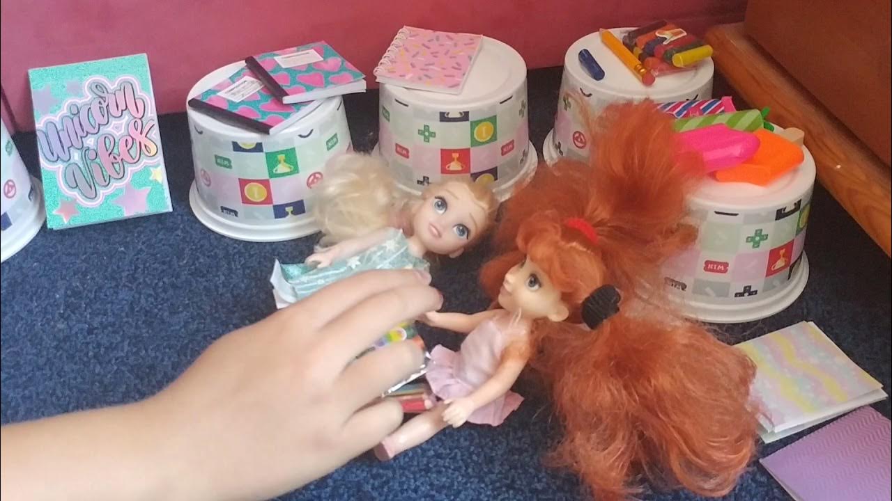 Elsa and Anna - back to school shopping - Barbie. - YouTube