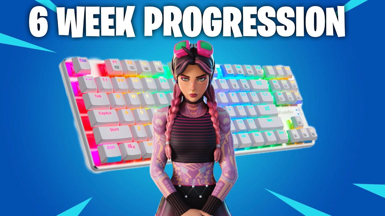 6 WEEK Fortnite Keyboard and Mouse Progression! (TIPS) - YouTube