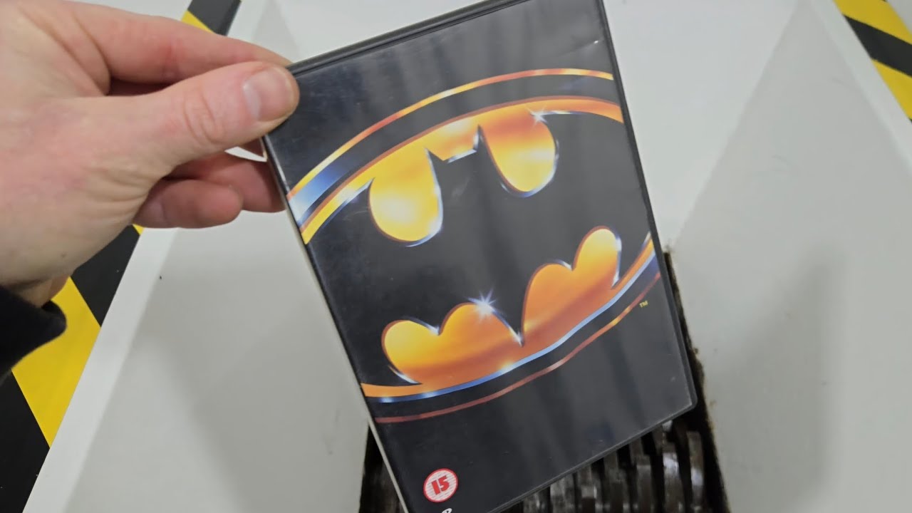 Smashing crushing breaking ASMR shredder machine experiments with ...