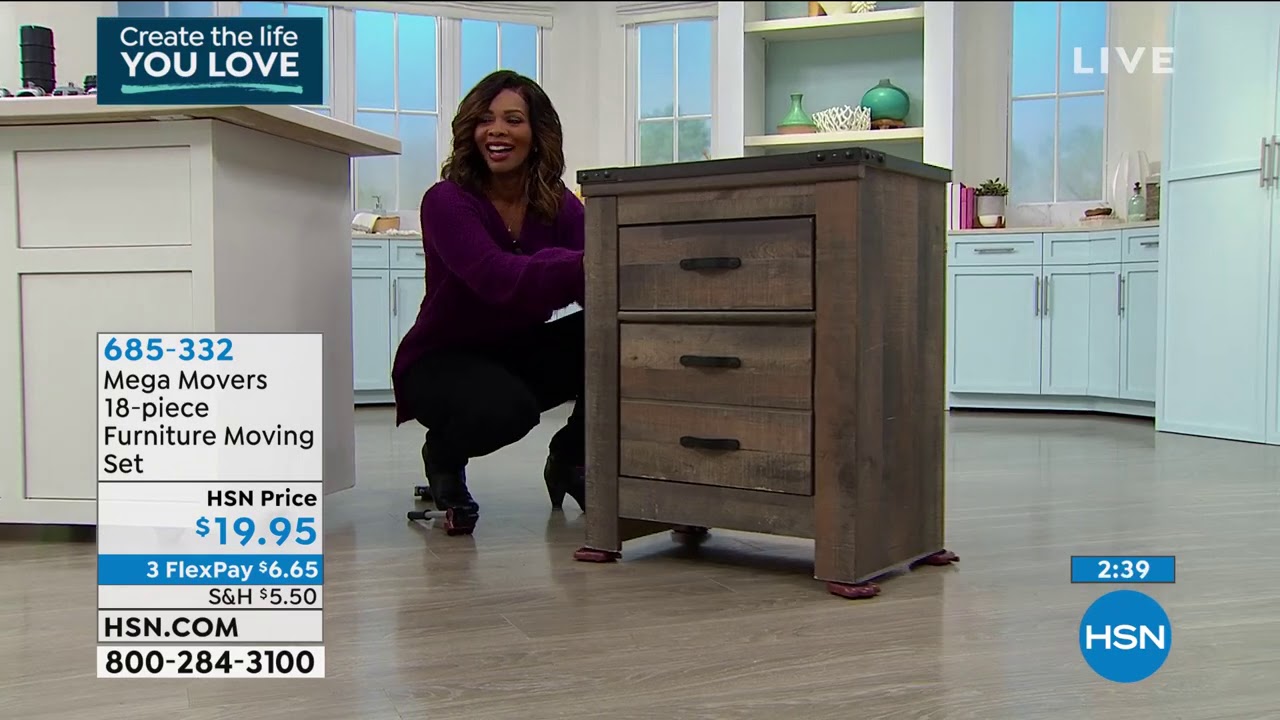 Mega Movers 18piece Furniture Moving Set - YouTube