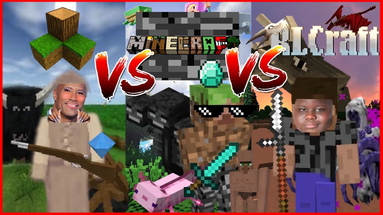 COMPARANDO SURVIVAL CRAFT VS MINECRAFT VS RL CRAFT - YouTube