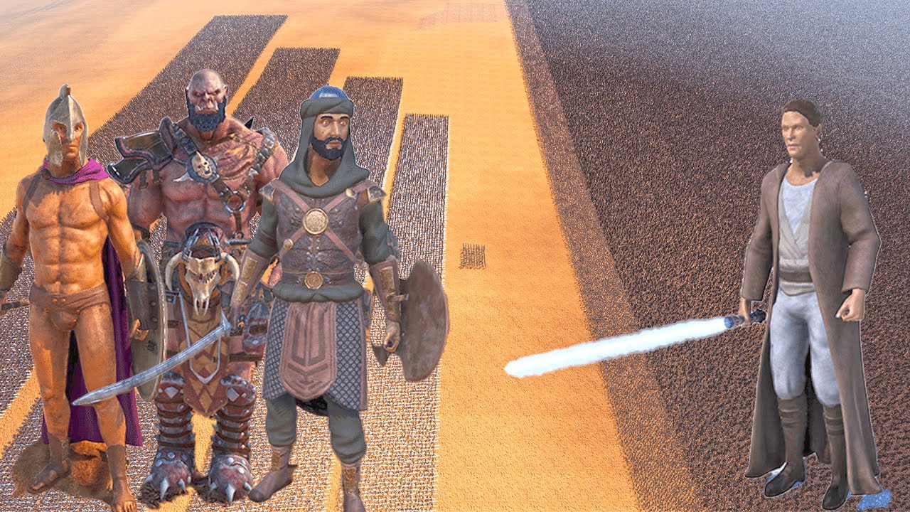 50,000 JEDI KNIGHTS VS 4 MILLION JOINT ARMY !! Ultimate Epic Battle ...