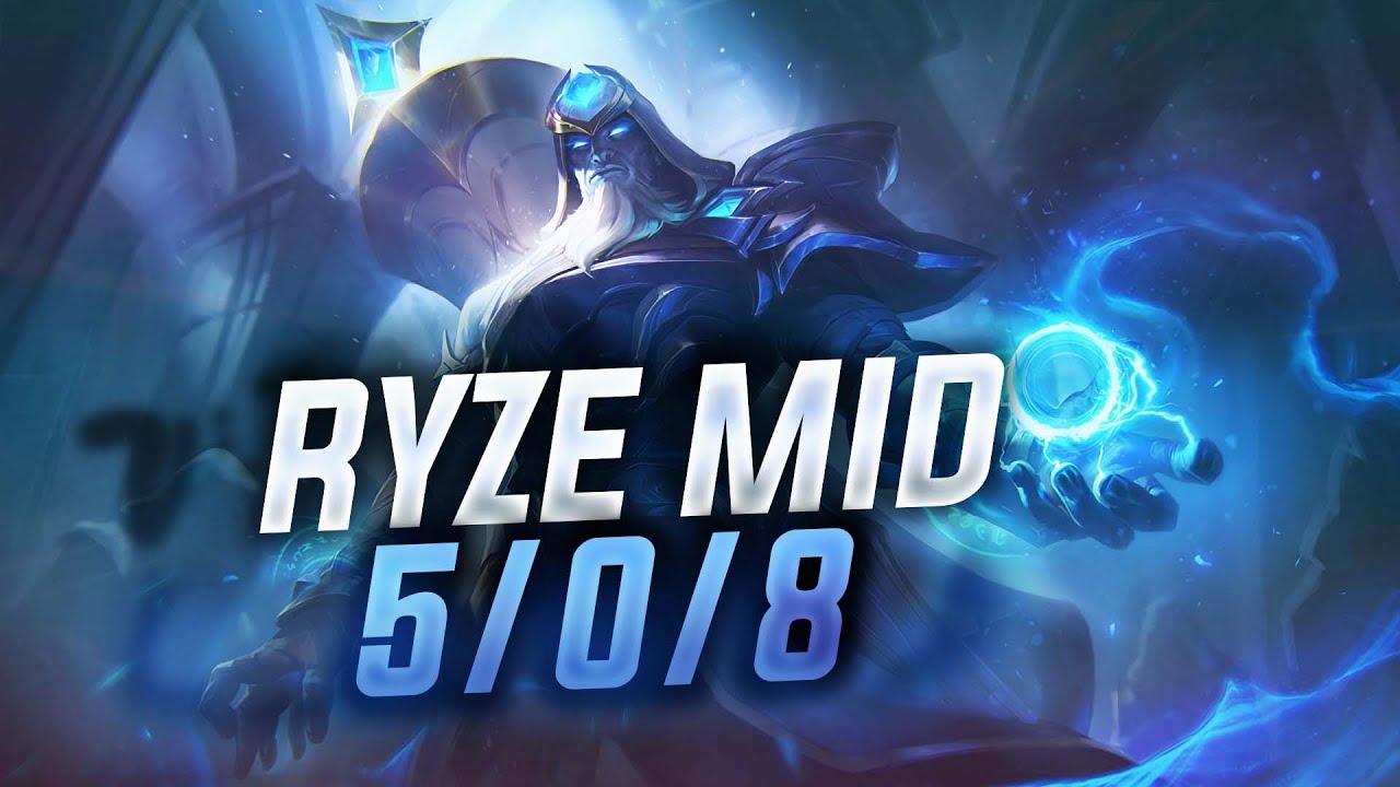 PRESEASON RYZE - FULLY EXPLAINED - 5/0/8 RYZE MID COMMENTARY - YouTube