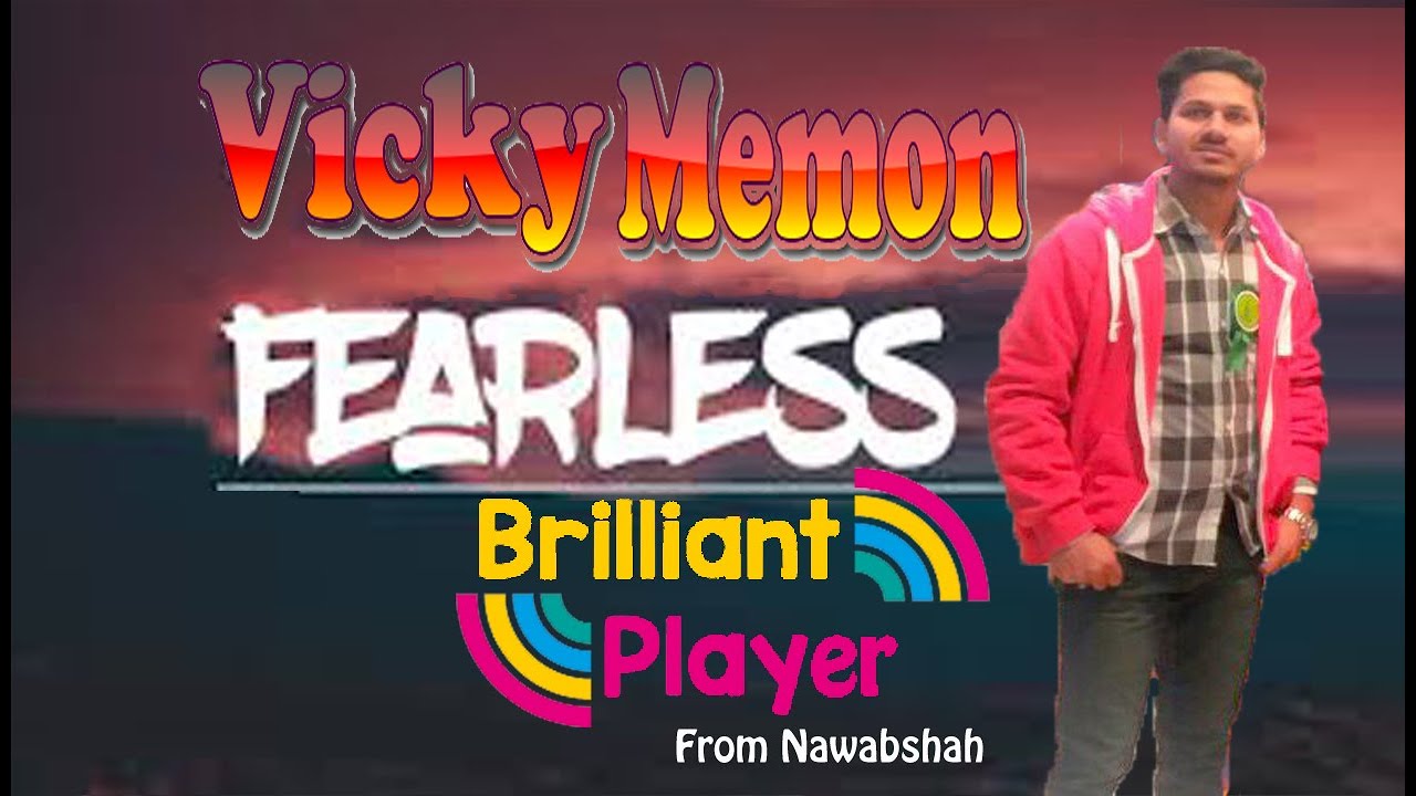 Vicky Memon Batting || Fear Less || a brilliant match winner Hard ...
